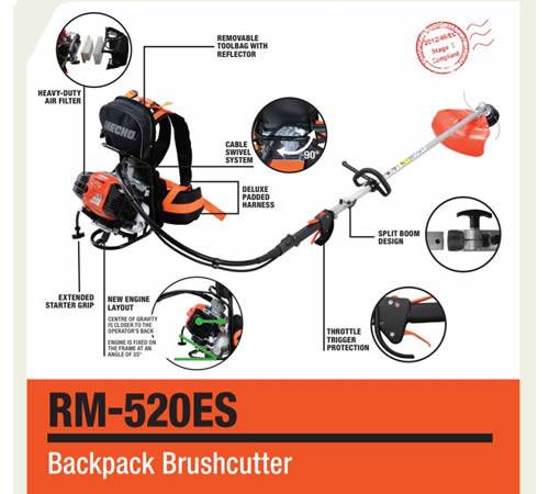 Echo RM-520ES Backpack Brushcutter